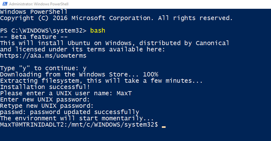 PowerShell and BASH setup walkthru – Max Trinidad – The PowerShell Front PowerShell and BASH setup walkthru – Max Trinidad – The PowerShell Front